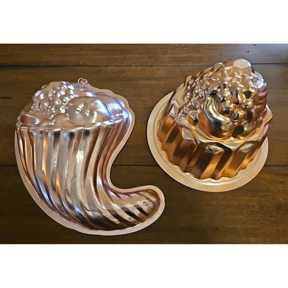 The Unbranded Brand | Wall Decor | Vintage Copper Cornucopia Fruit ...